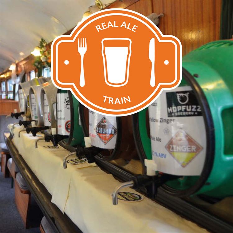 All aboard the Real Ale & Cider Trains at the Spa Valley Railway