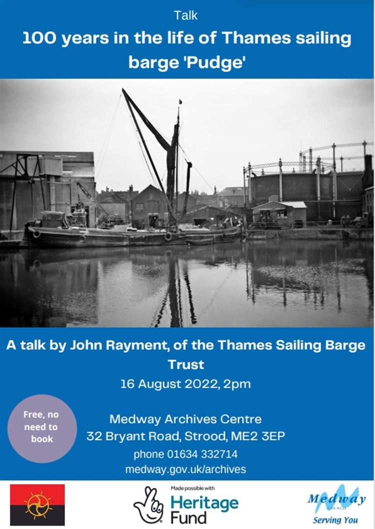 100 years in the life of Thames sailing barge Pudge