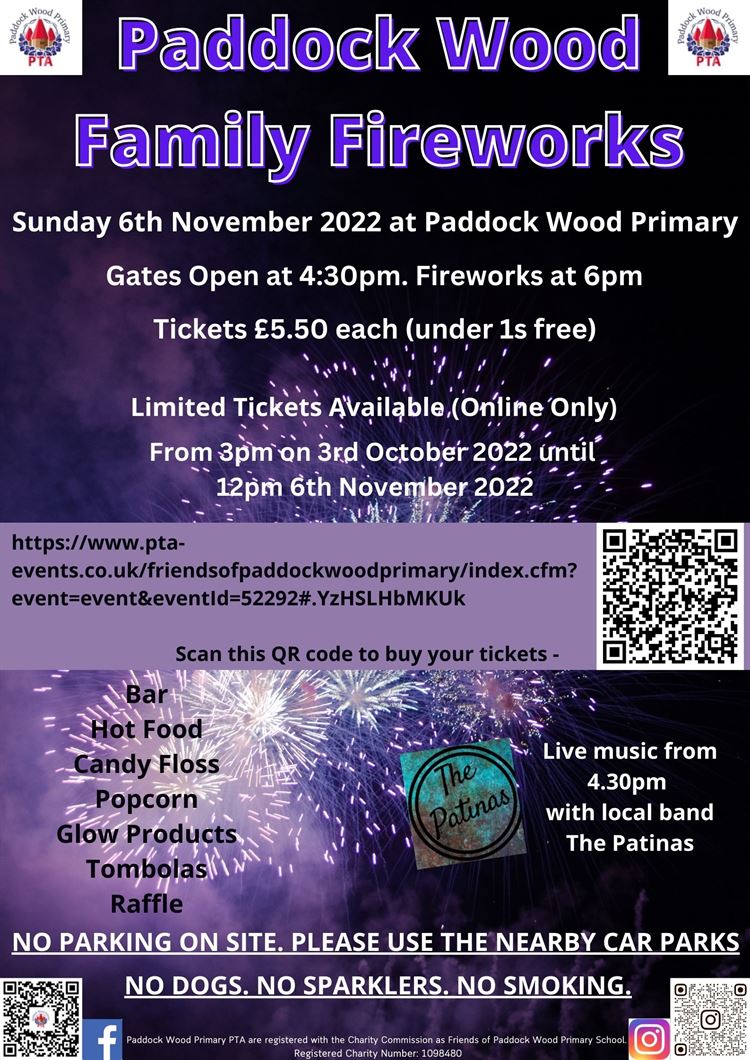 Paddock Wood Primary Family Fireworks