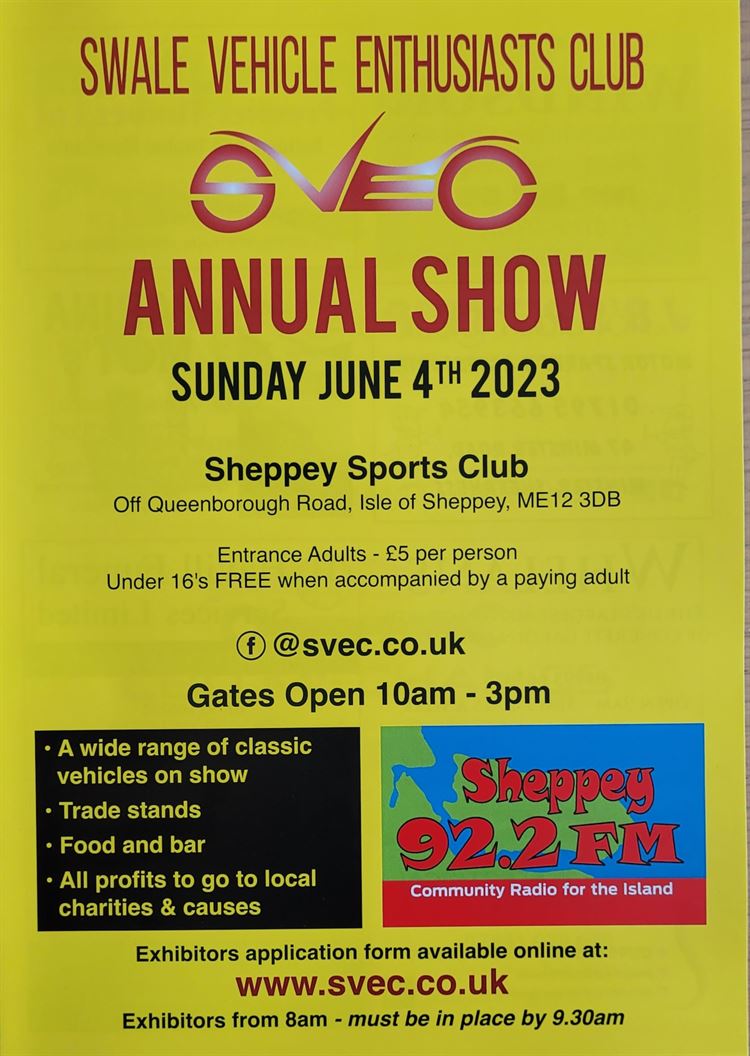 Swale Vehicle Enthusiasts Club's Annual Car Show