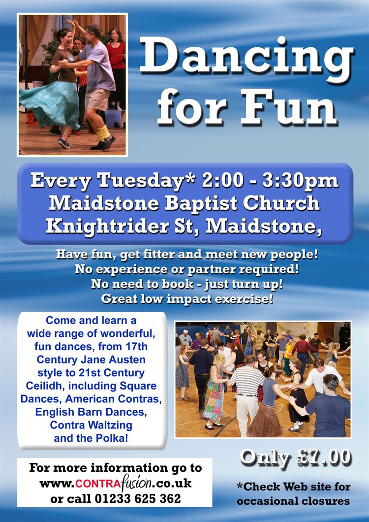 Dancing for Fun! Tuesday Afternoons in Maidstone