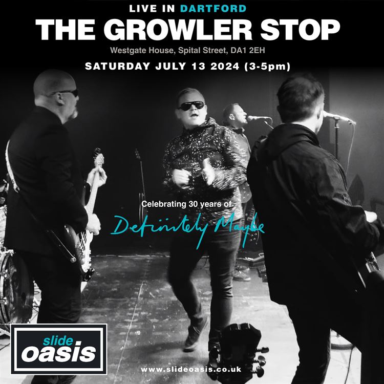 Slide Oasis live at The Growler Stop