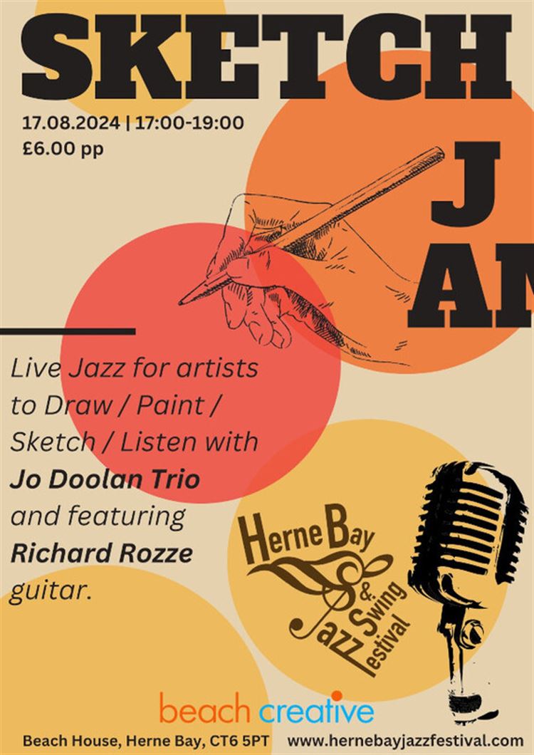 Herne Bay Jazz 2024: Sketch Jam with the Jo Doolan Trio