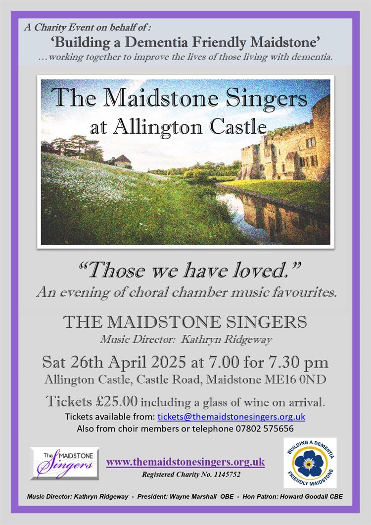 The Maidstone Singers at Allington Castle