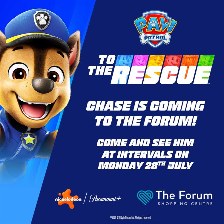 Meet Paw Patrol's Chase at The Forum!